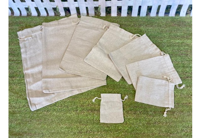 Cotton Pouches (rope close bags)